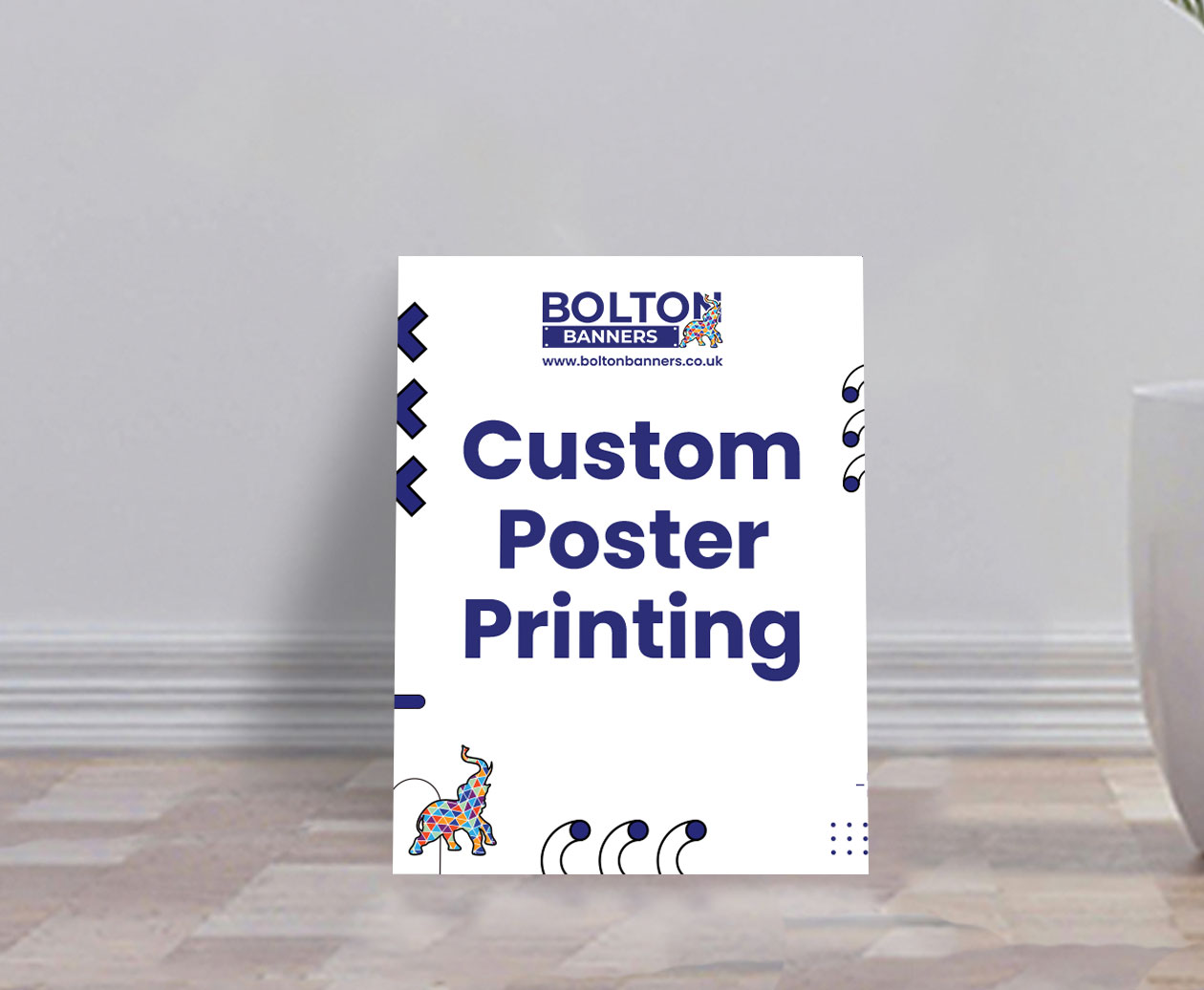 Custom Poster Printing Same Day & Next Day Delivery Bolton